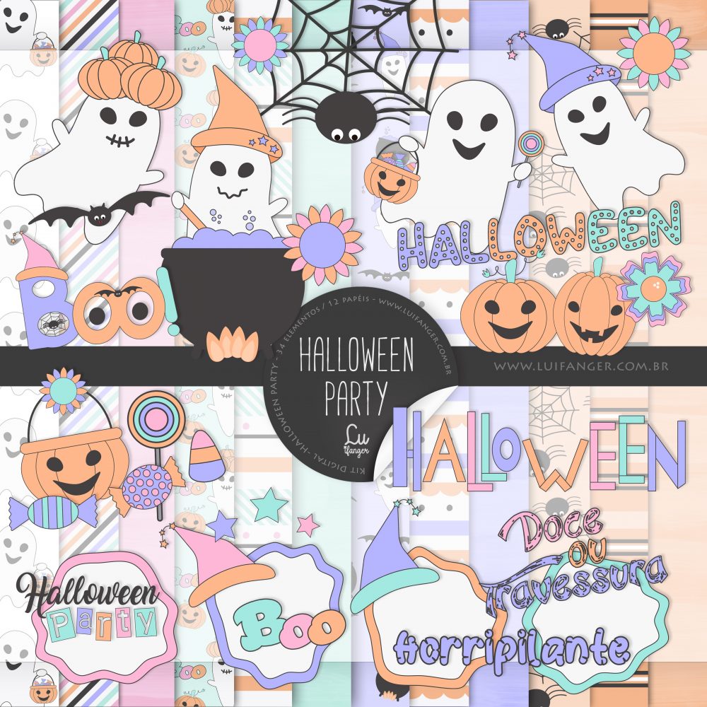 [Kit Digital] Halloween Party - Lu Ifanger Designer